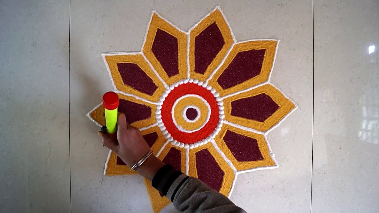 Rangoli Design for Diwali: Patterns and Designs